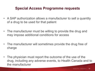 Special Access and Advanced Access Programmes: Marion Law (Health ...