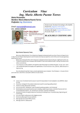 Mario puente curriculum 08 2015 | DOCX