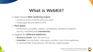 Building End-user Applications on Embedded Devices with WPE | PPT