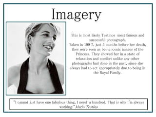 Photography: Mario testino | PPTX