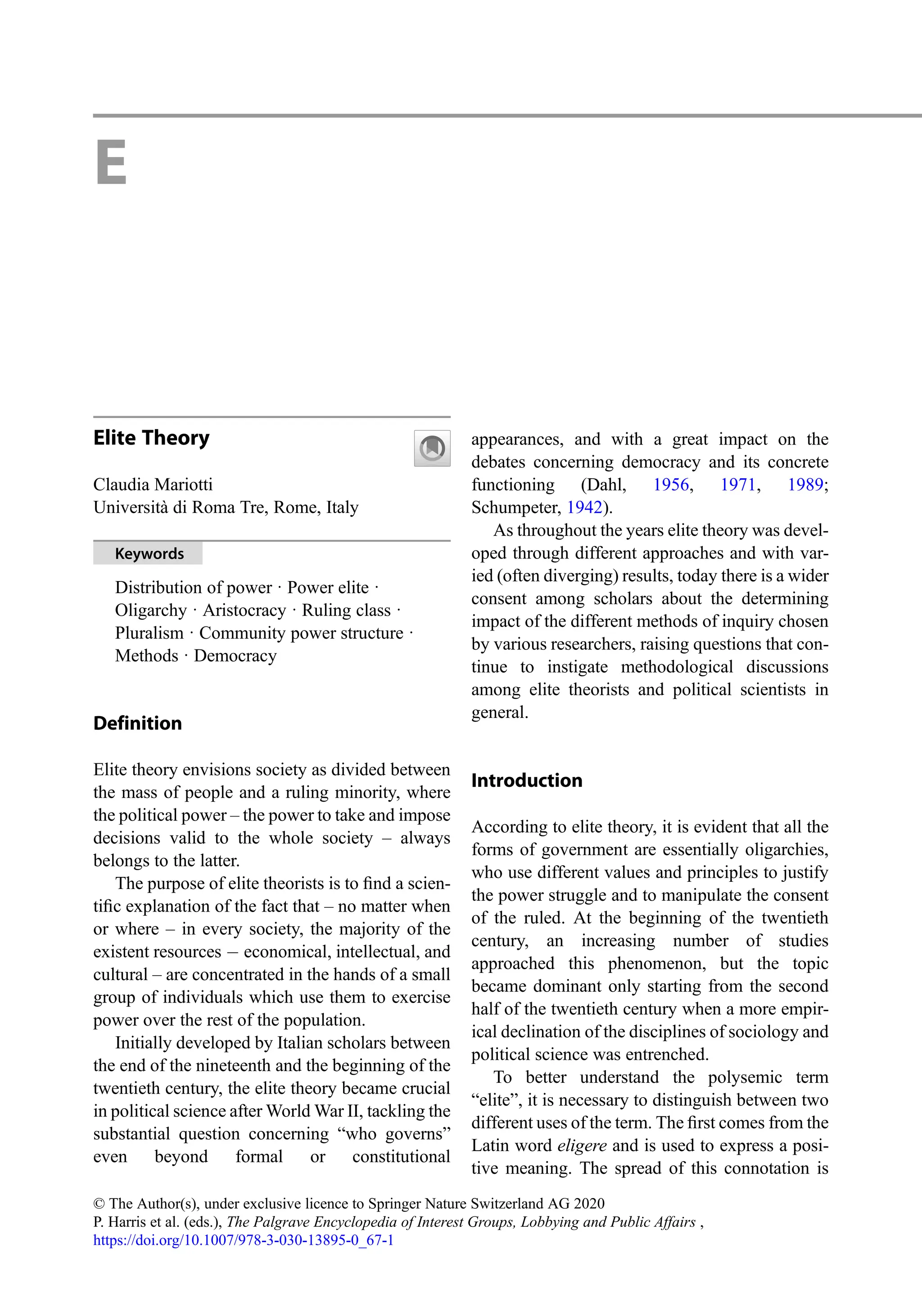 Mariotti2020_ReferenceWorkEntry_EliteTheory.pdf