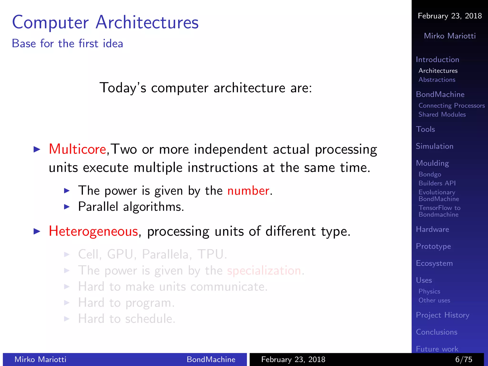 The BondMachine: a fully reconfigurable computing ecosystem | PDF | Computing | Technology ...