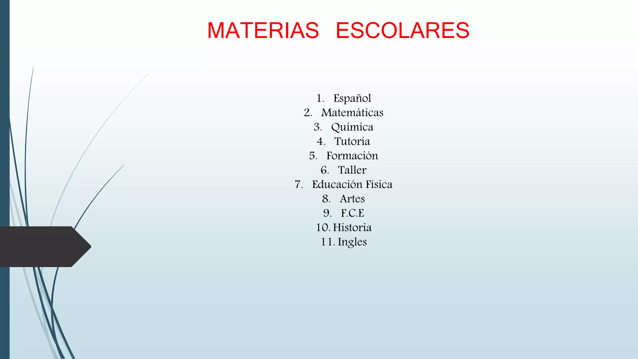 materias y profesores del instituto mendel 3ro de secundaria | PPTX