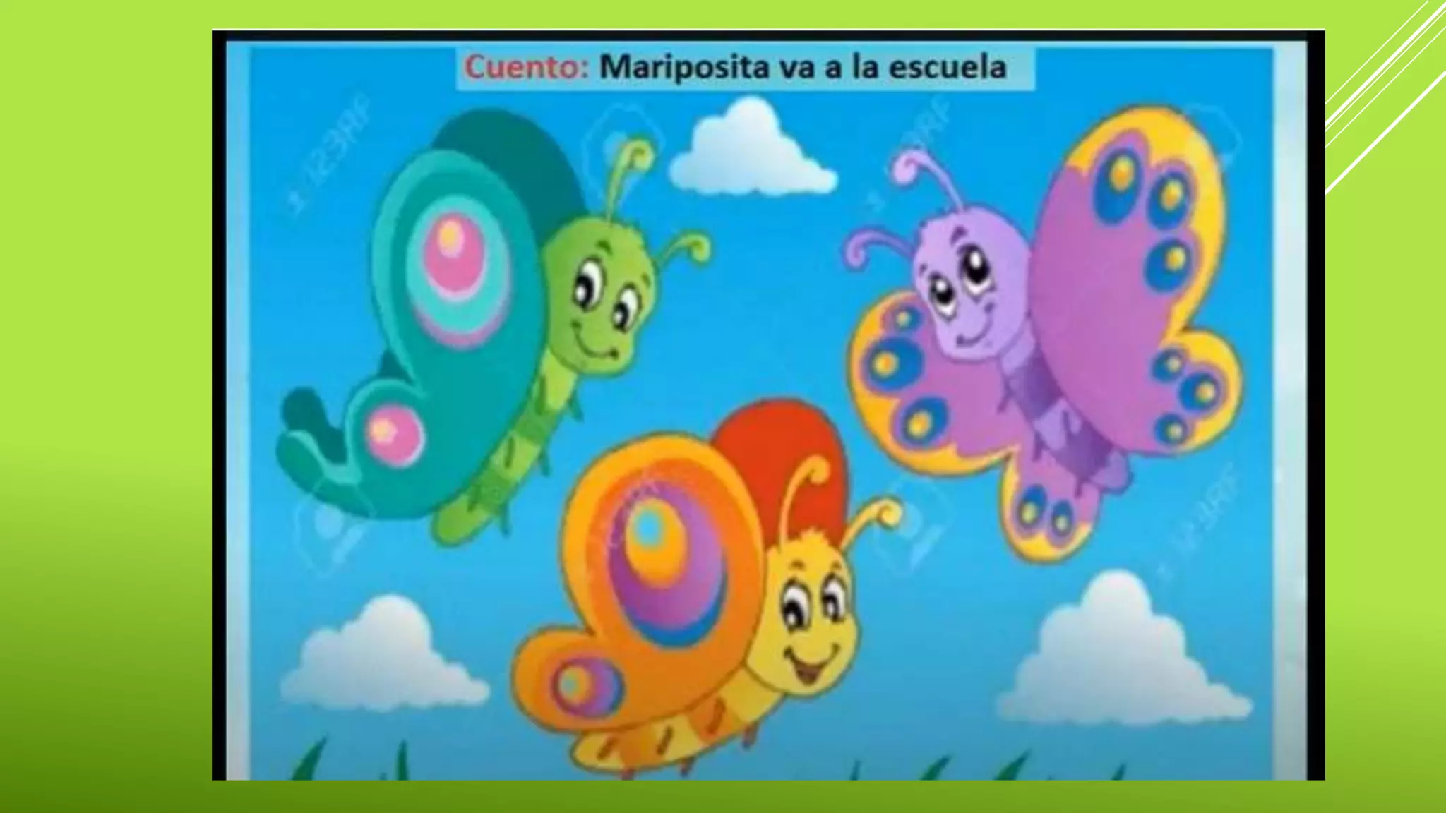 Mariposa va a la escuela | PPT