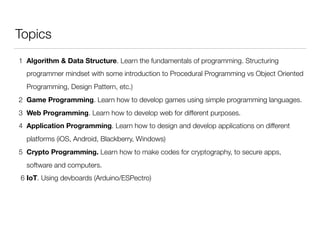 Marisa - Coding and IoT for Kids - RIoT 2017 | PDF