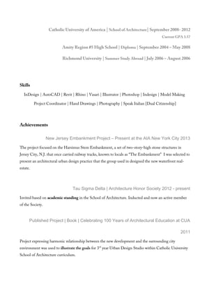 Marisa aschettino resume | DOC