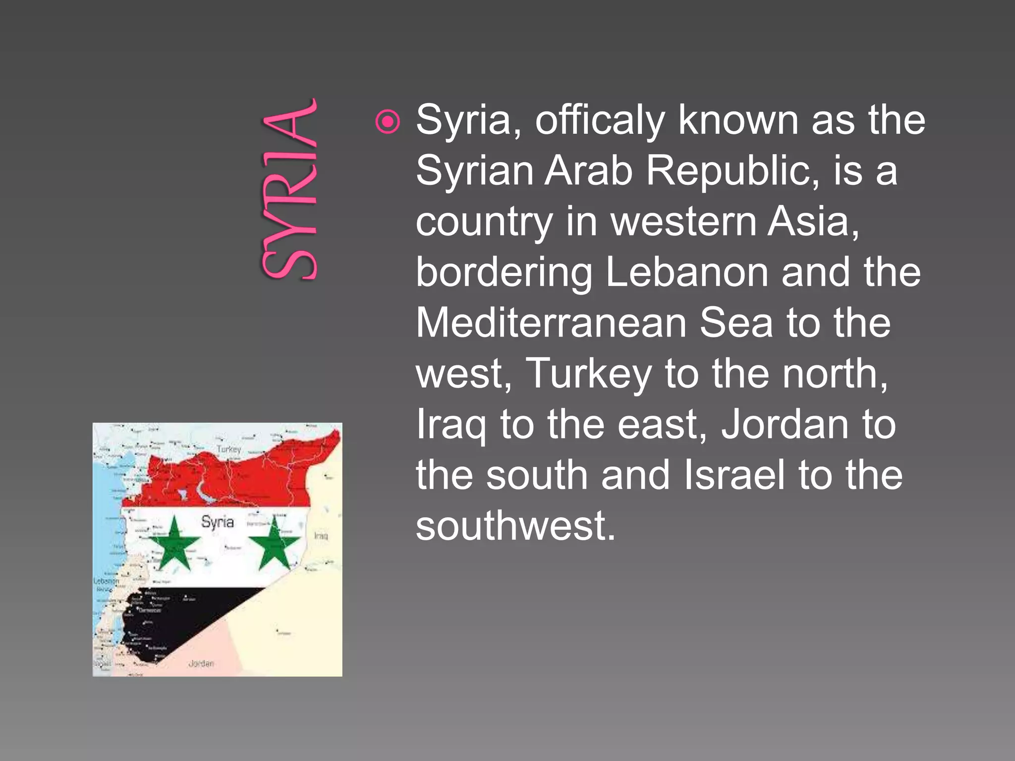 Syria by Marissa | PPT