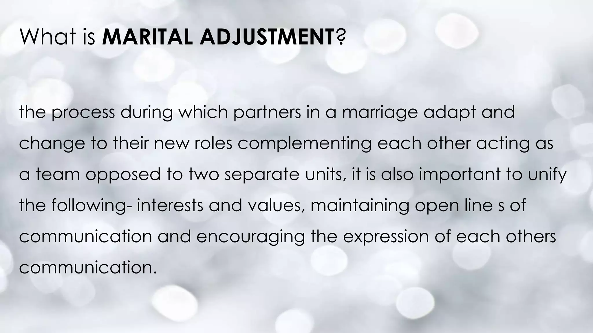 Marital relationship | PPTX