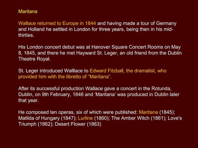 Maritana - English version | PPS