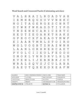 Maritcha Thematic Unit | DOC