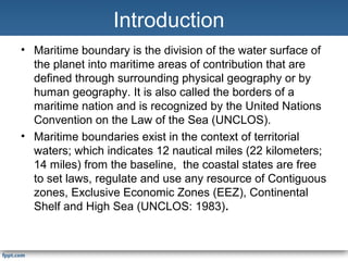 Maritime Boundary of Bangladesh | PPT