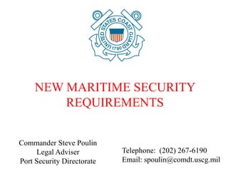 Maritime-Security-Presentation-2003.ppt vol 1 | PPT