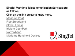 Maritime Telecommunication | PPTX