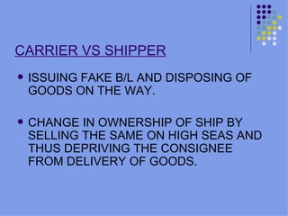 Maritime and commericial frauds1 | PPT | Business | Business and Finance