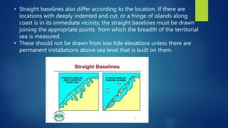 maritime boundaries law of the sea (marine spaces landward of the ...