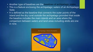 maritime boundaries law of the sea (marine spaces landward of the ...