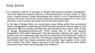Maritime Boundary Delimitation law of the Sea | PPTX