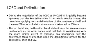 Maritime Boundary Delimitation law of the Sea | PPTX