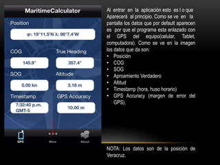 Maritime calculator | PPTX