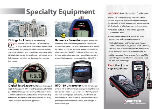 Maritime Calibration - Temperature, Pressure and Signal Calibrators | PPT
