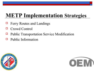 Maritime Emergency Transportation Plan | PPT