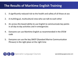 Maritime English courses worldwide | PPTX
