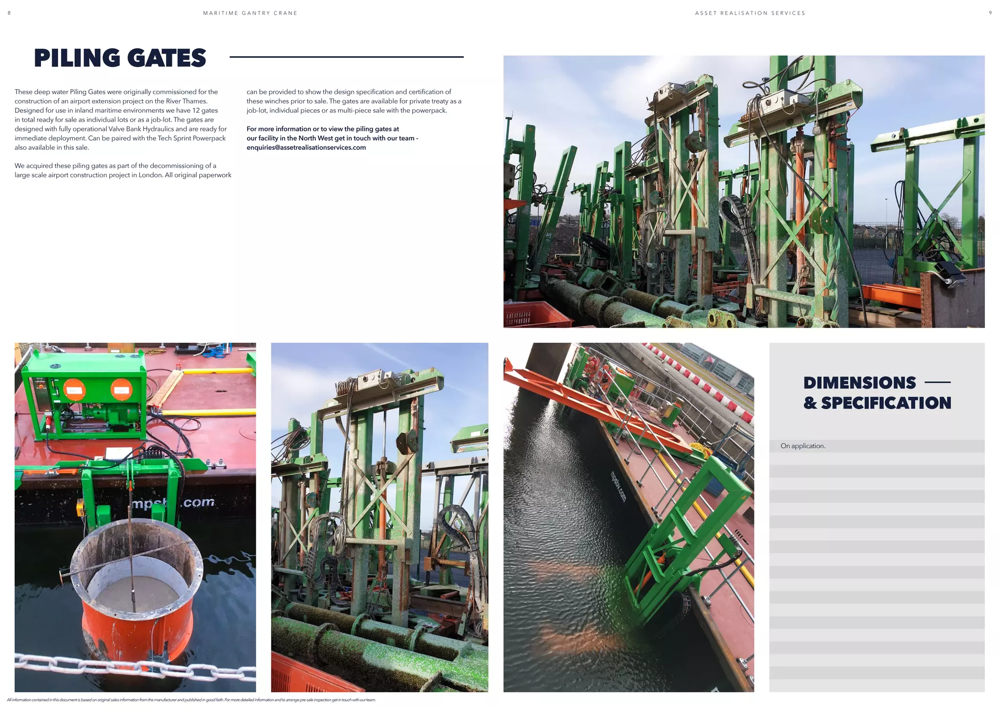 Maritime gantry crane sale document | PDF
