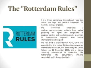 Maritime legal framework | PPT