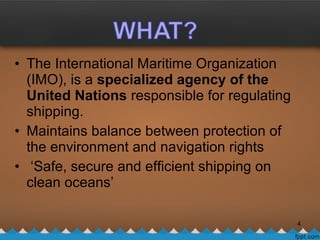 Maritime operation assignment imo | PPT | Cruises | Travel Type