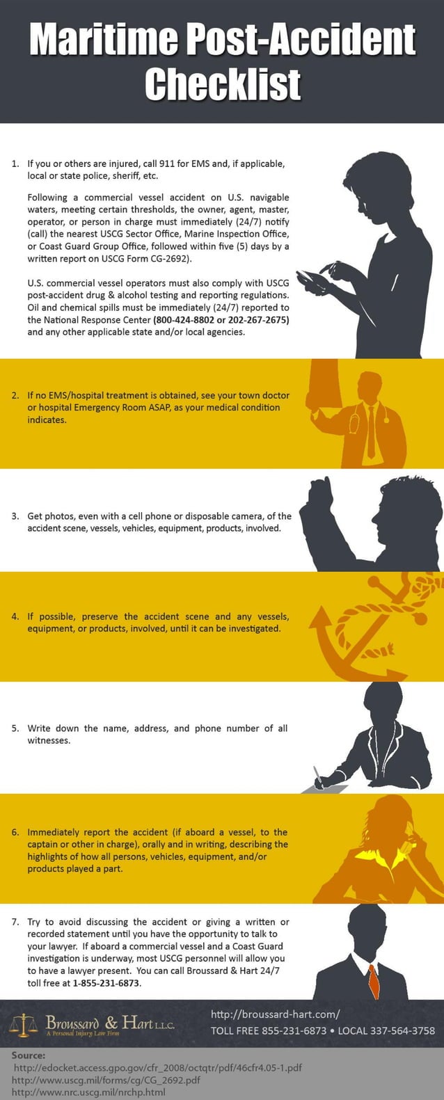Maritime Post Accident Checklist | PDF | Death, Injury, or Military ...