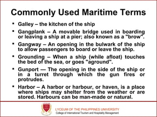 Maritime terms | PPT