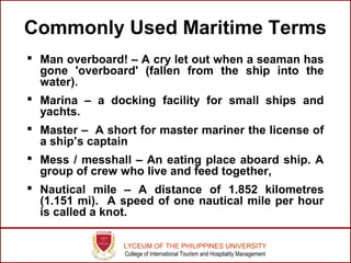 Maritime terms | PPT