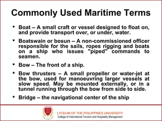Maritime terms | PPT