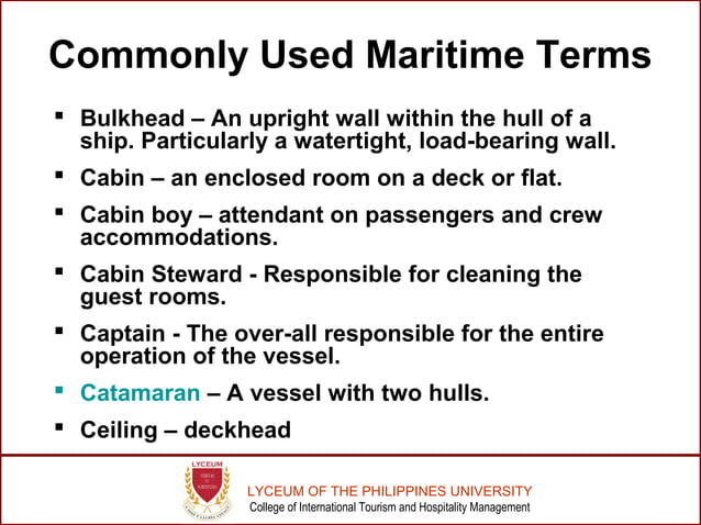 Maritime terms | PPT