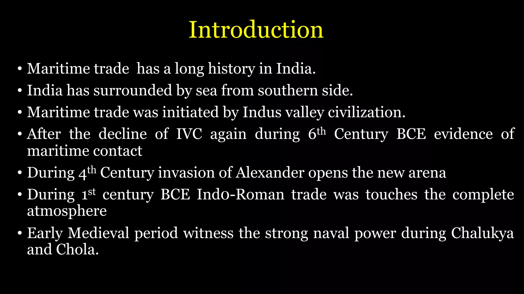 Maritime Trade and Trade Routes | PDF