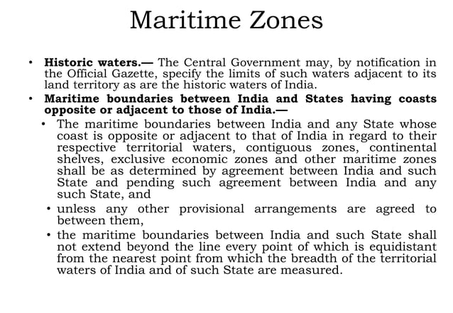 Maritime zones | PDF