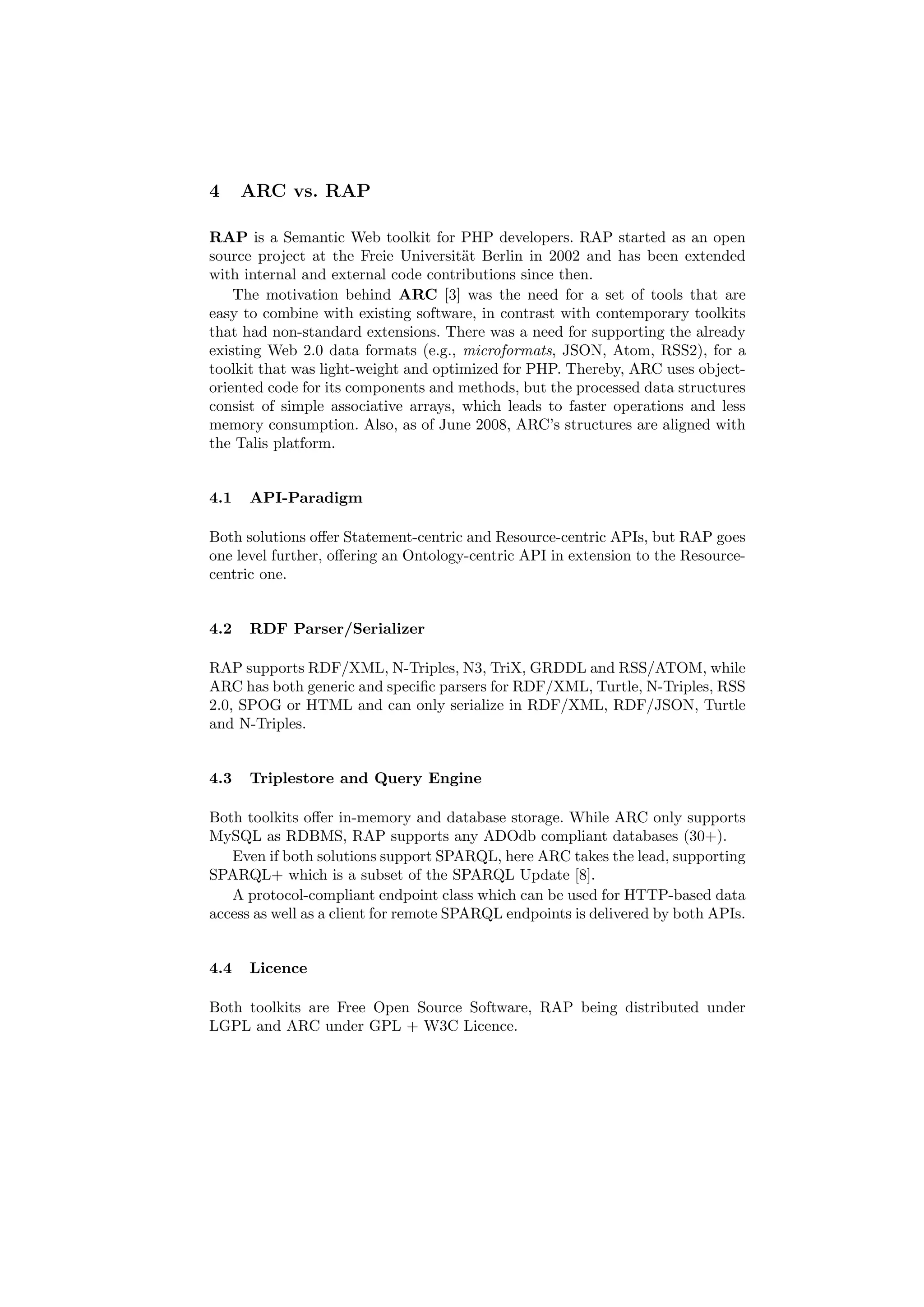 Modern PHP RDF toolkits: a comparative study | PDF