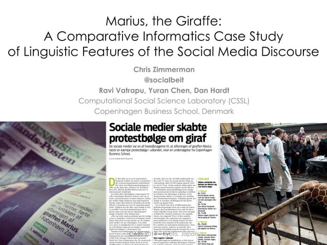 Online Firestorms and the Case of Copenhagen Zoo's Marius the Giraffe ...