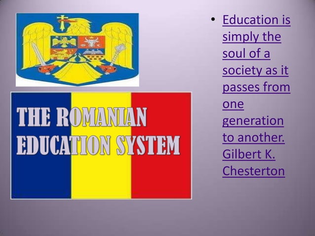 Romania education system | PPT