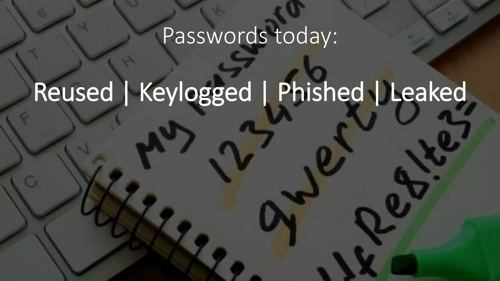 Fast IDentity Online New wave of open authentication standards | PPT
