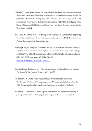 Video-based social network analysis data collection in sport -Mariusz Karbowski | PDF