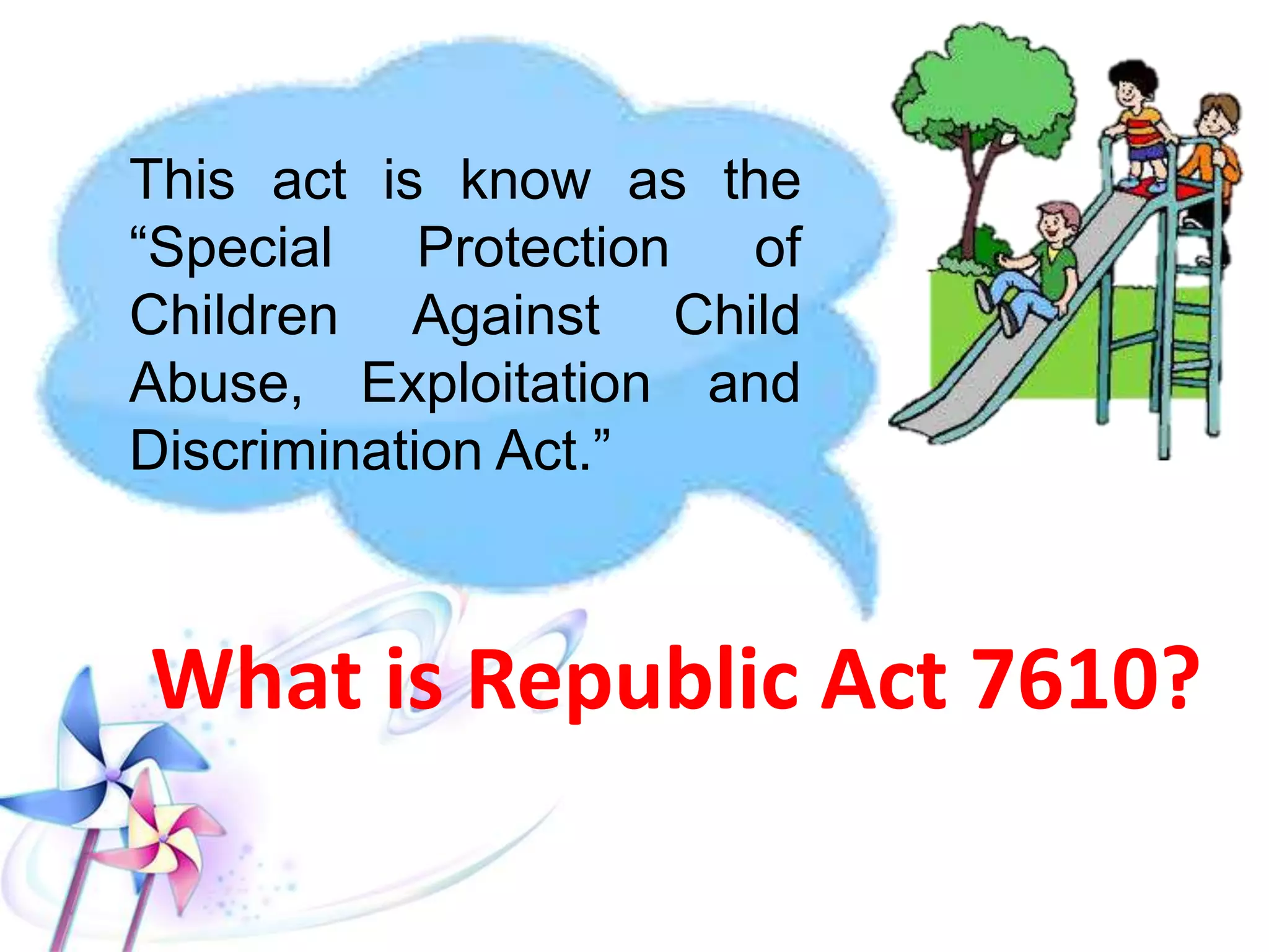 Republic Act 7610 | PPTX