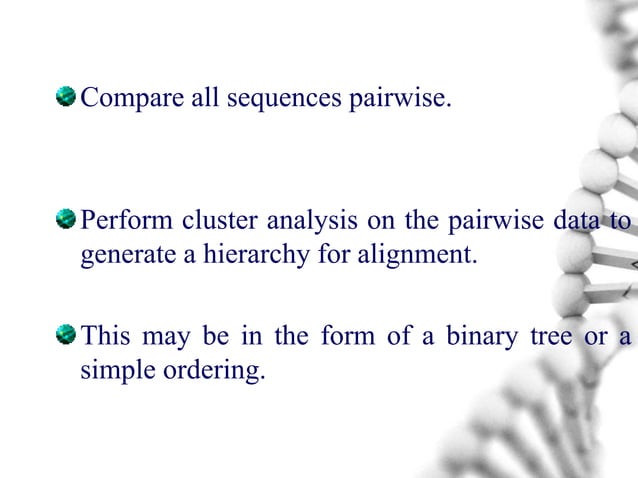 MULTIPLE SEQUENCE ALIGNMENT | PPTX | Databases | Computer Software and Applications