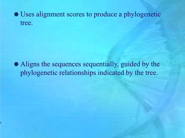 MULTIPLE SEQUENCE ALIGNMENT | PPTX | Databases | Computer Software and Applications
