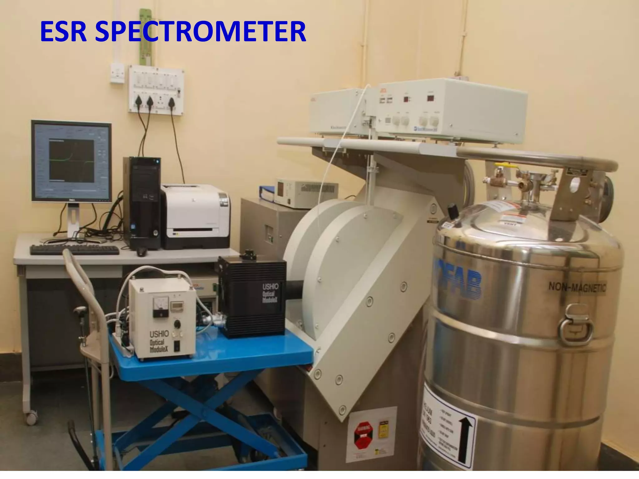 ELECTRON SPIN RESONANCE SPECTROSCOPY | PPTX