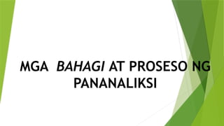 Mga Bahagi at Proseso ng Pananaliksik_12 | PPT