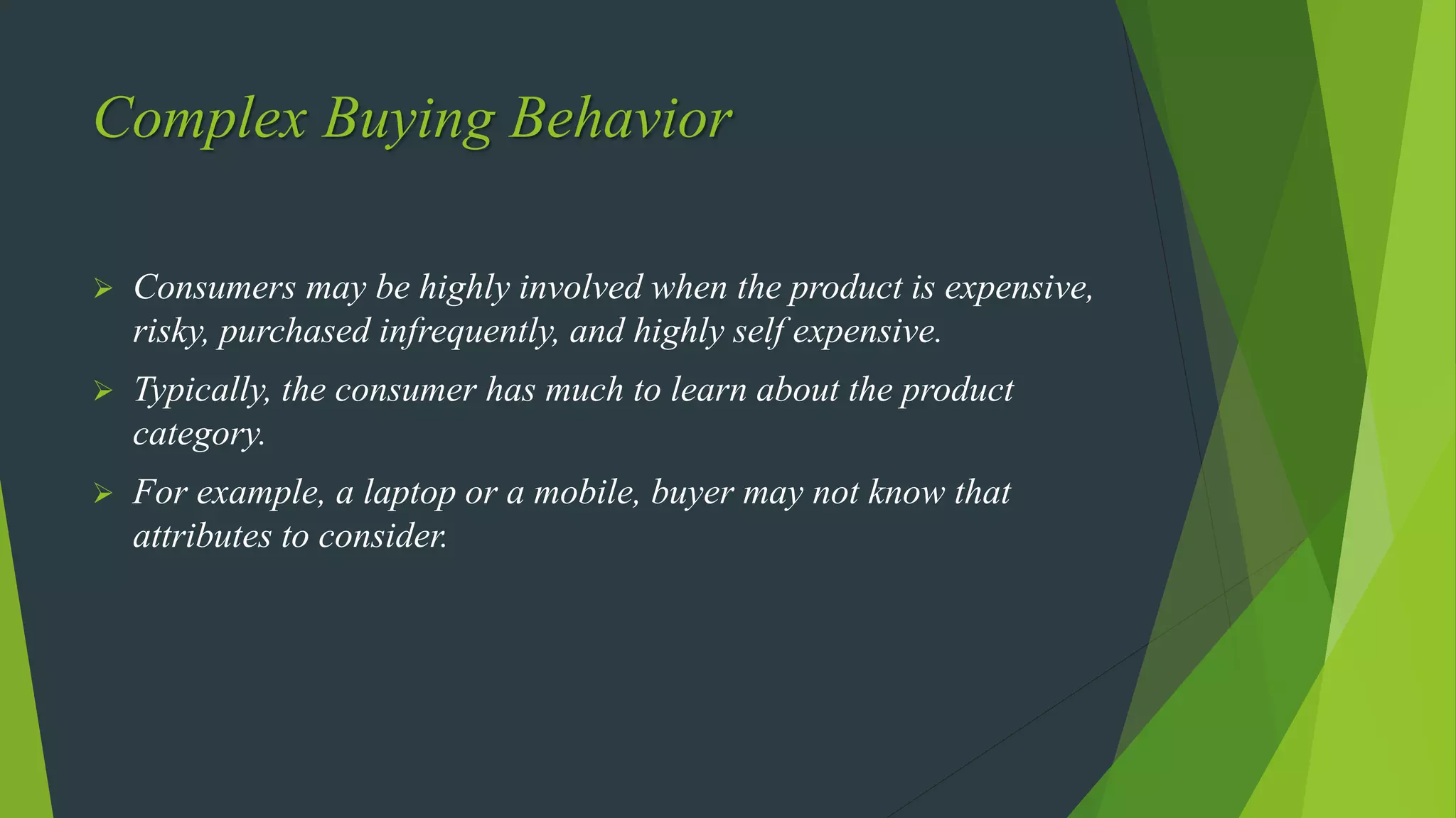 Types of Buying Decision Behavior | PPTX