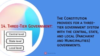 Salient features of indian CONSTITUTIONs | PDF