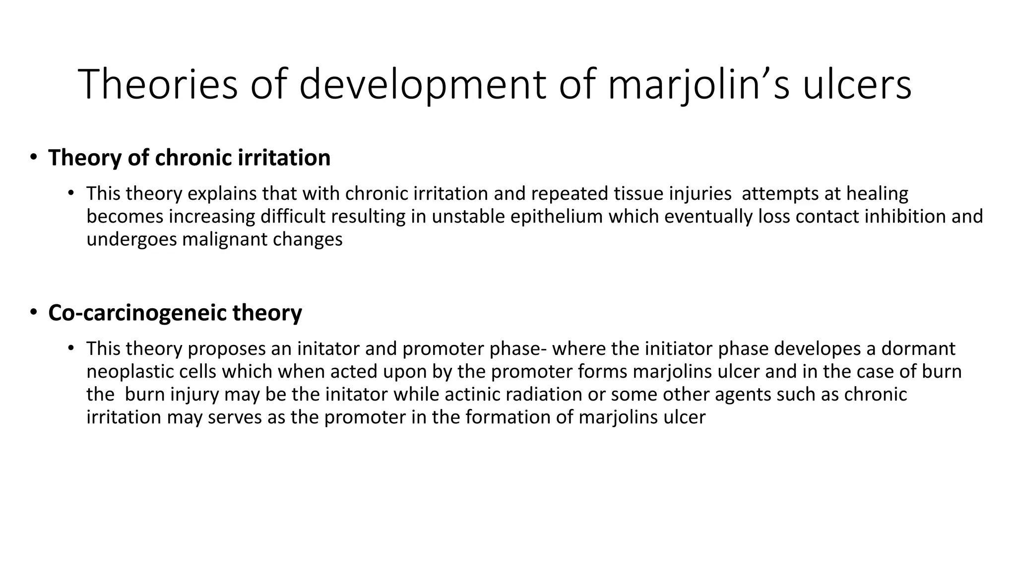 A Power Point Presentation on Marjolin's ulcer.pptx