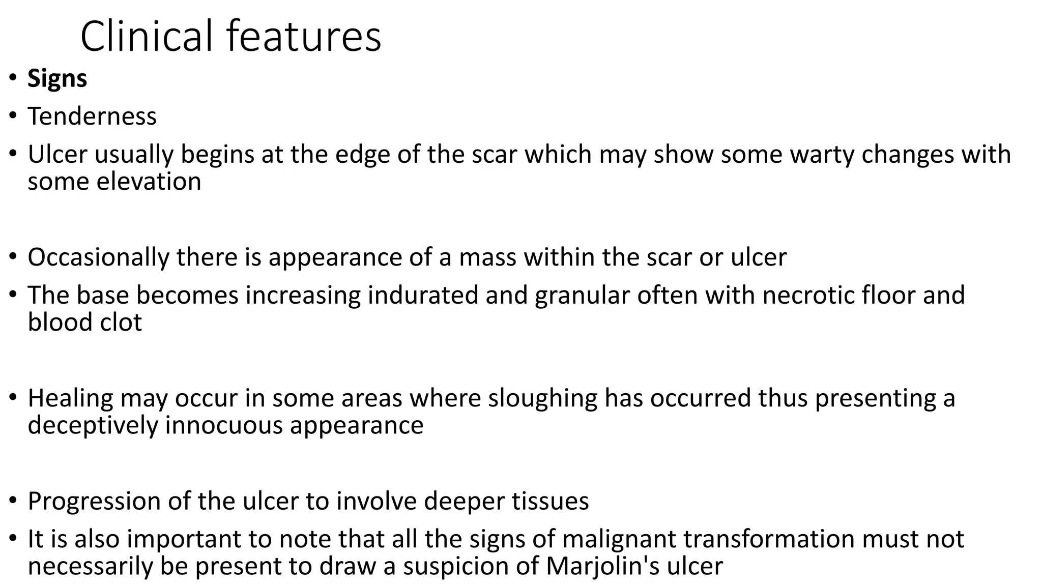 A Power Point Presentation on Marjolin's ulcer.pptx